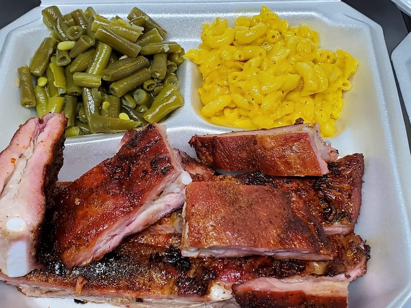 Rib Dinner | Sims Smoked BBQ & Seafood