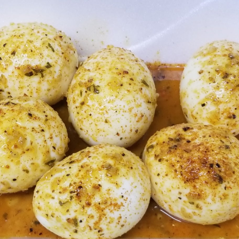 Garlic Butter Eggs | Sims Smoked BBQ & Seafood
